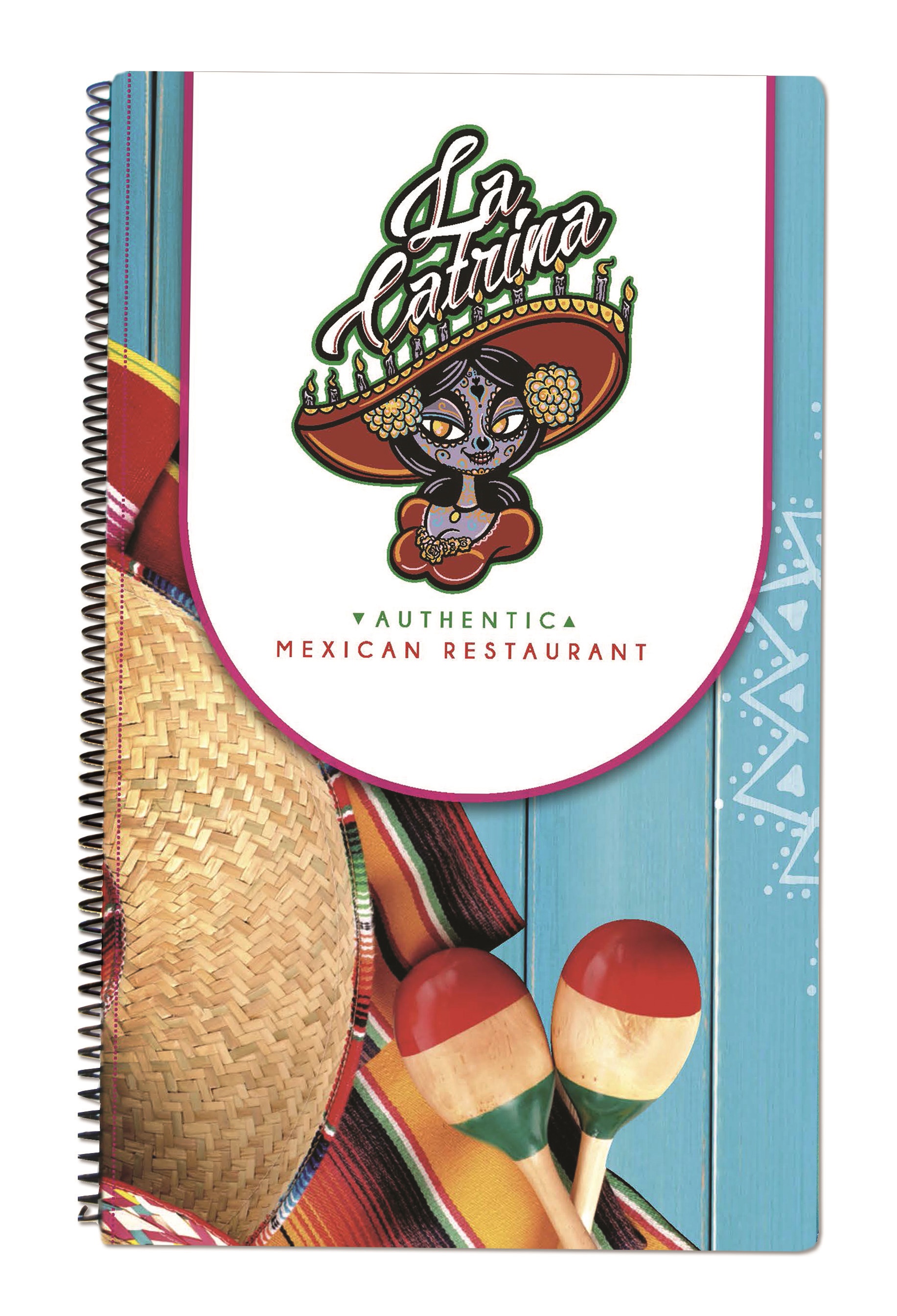 HOSPITALITY AND MENUS: Spiral Bound Menus